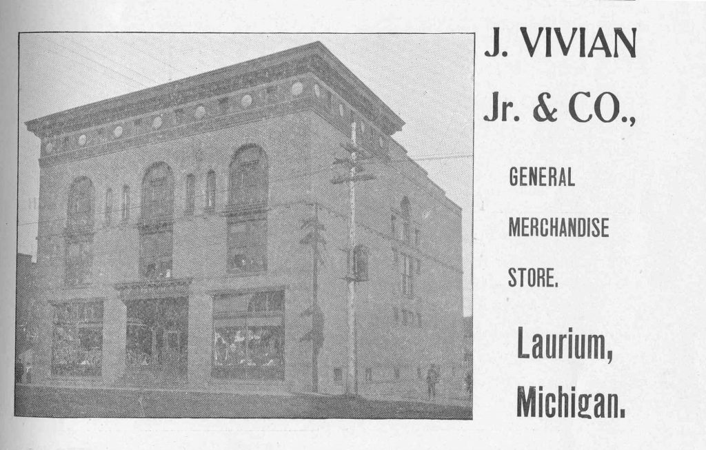 J. Vivian, Jr. & Co. Building — Copper Country Architects